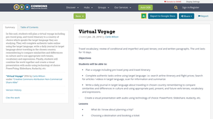 Virtual Voyage | OER Commons