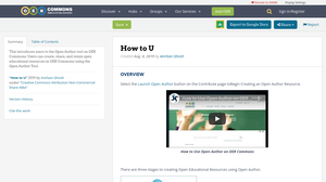 How to U | OER Commons