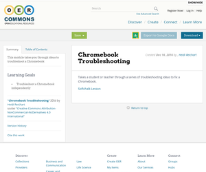 Chromebook Troubleshooting | OER Commons