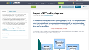 Impact of ICT on Employment | OER Commons