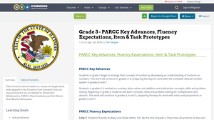 Grade 3 - PARCC Key Advances, Fluency Expectations, Item & Task ...