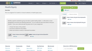 Health Equity | OER Commons