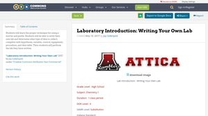 Laboratory Introduction: Writing Your Own Lab | OER Commons