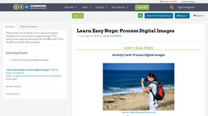 Learn Easy Steps: Process Digital Images | OER Commons