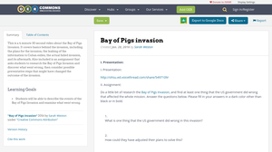 Bay of Pigs invasion | OER Commons