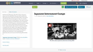 Japanese Internment Camps | OER Commons
