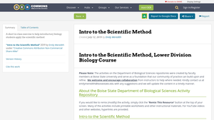 Intro to the Scientific Method | OER Commons