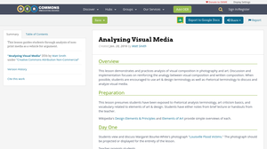 Analyzing Visual Media | OER Commons