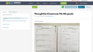 Thoughtful Classroom 7th-8th grade | OER Commons