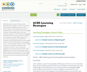 ACES: Learning Strategies | OER Commons
