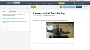 Pharmaceutical Biotechnology | OER Commons