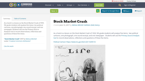 Stock Market Crash | OER Commons