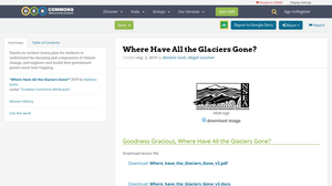 Where Have All the Glaciers Gone? | OER Commons