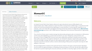 Howard C | OER Commons