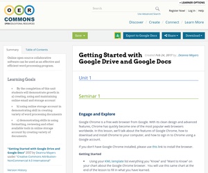 Getting Started with Google Drive and Google Docs | OER Commons