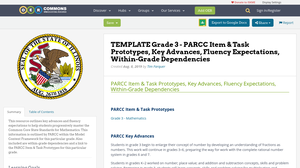 TEMPLATE Grade 3 - PARCC Item & Task Prototypes, Key Advances, Fluency ...