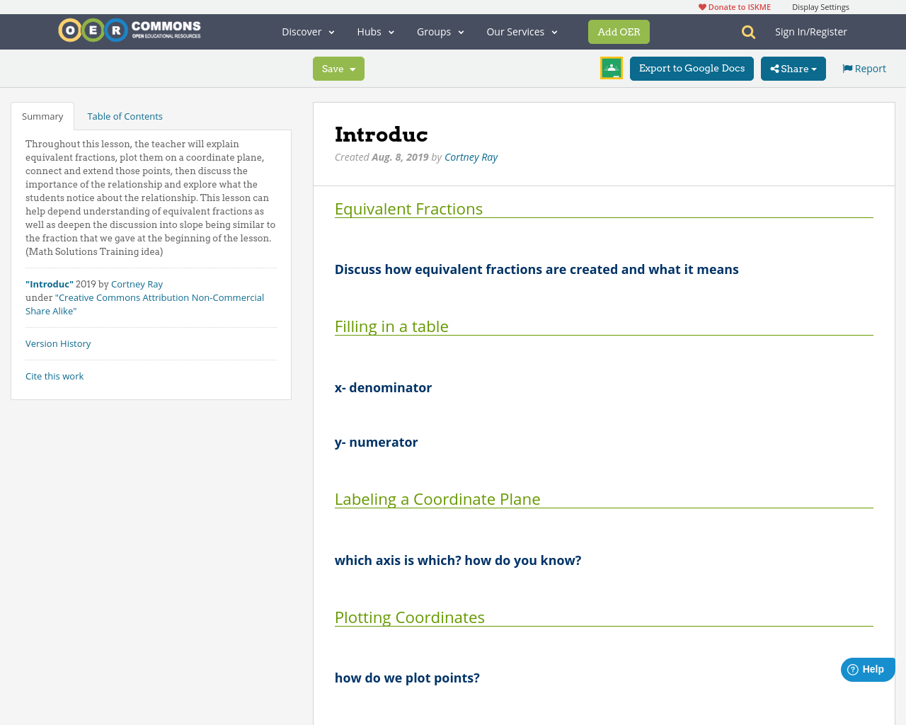 Introduc | OER Commons