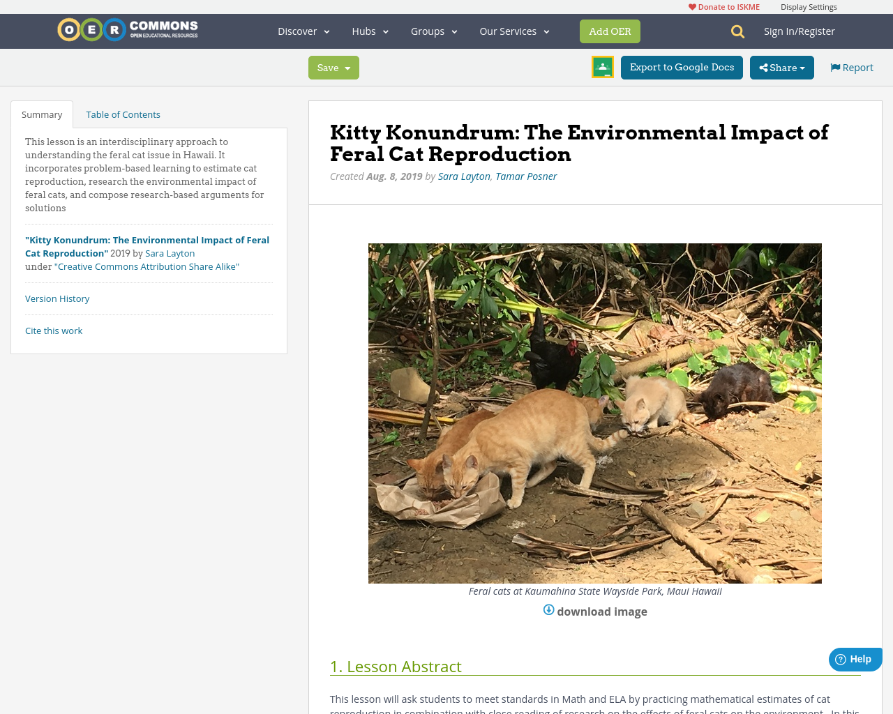 Kitty Konundrum: The Environmental Impact of Feral Cat Reproduction ...