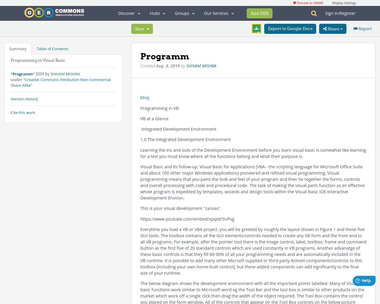 Programm | OER Commons