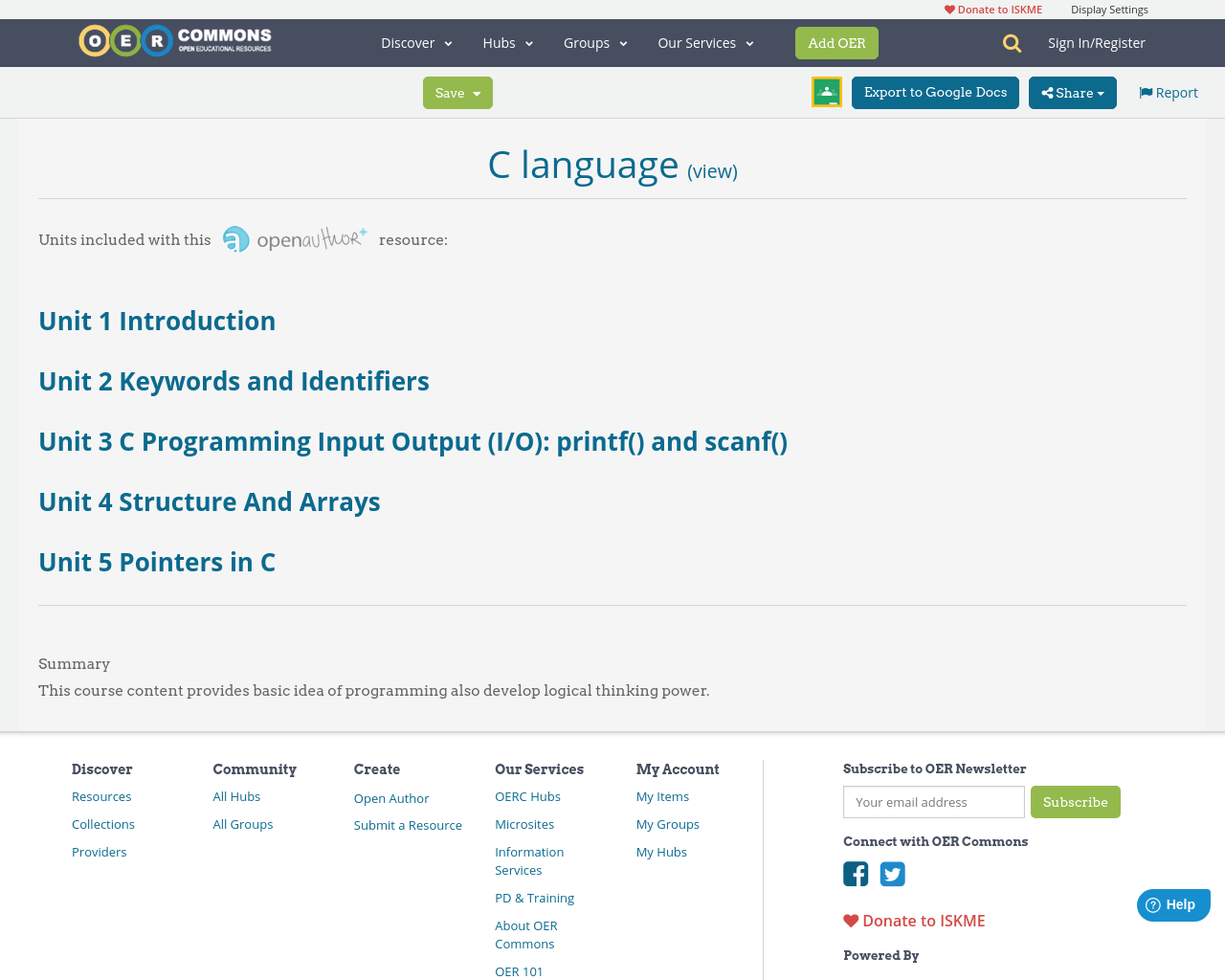 C language | OER Commons