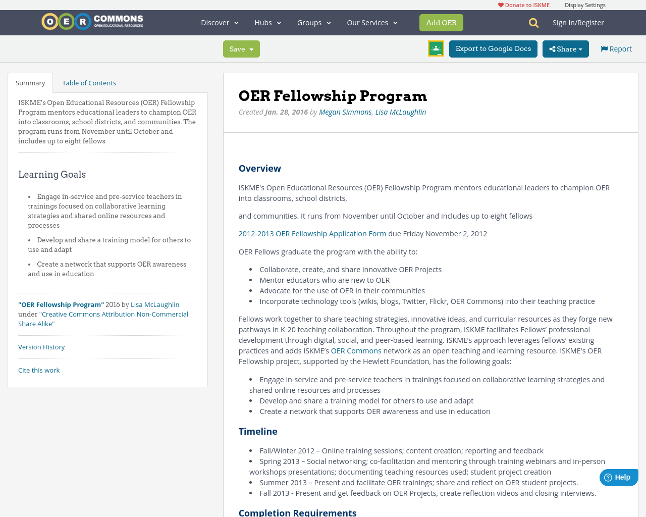 OER Fellowship Program | OER Commons