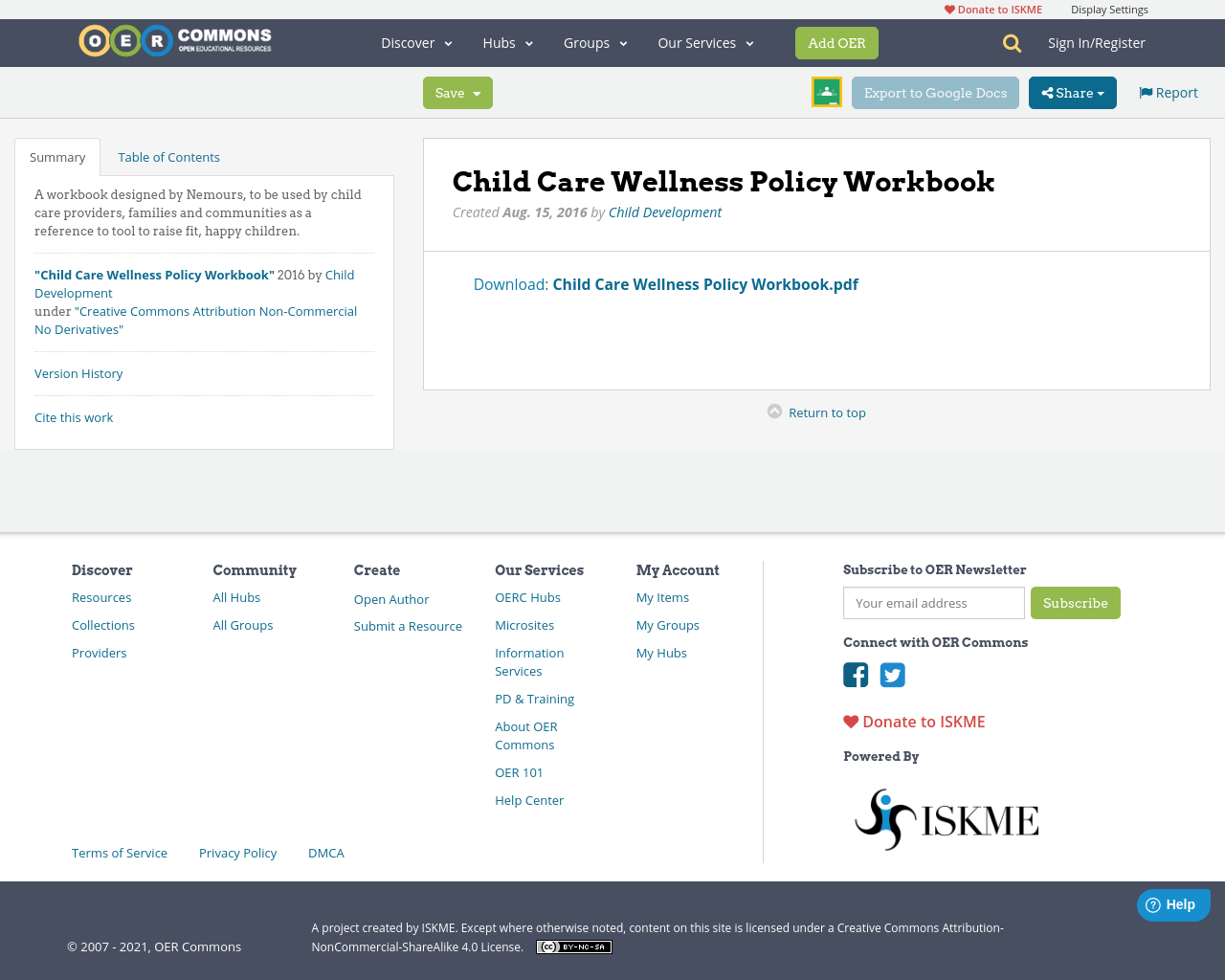 Child Care Wellness Policy Workbook OER Commons child-care-wellness-policy-workbook-oer-commons