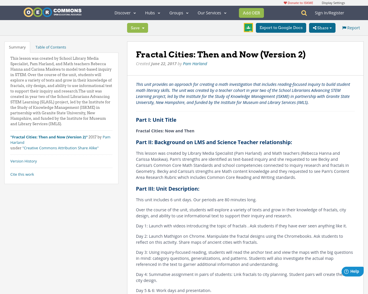 Fractal Cities: Then and Now (Version 2) | OER Commons
