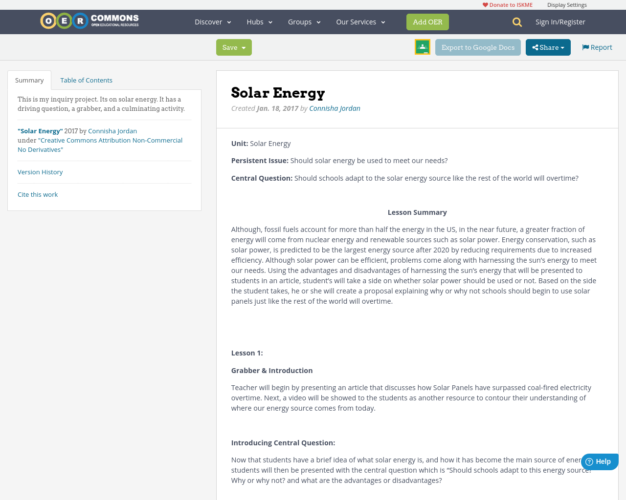 Solar Energy | OER Commons