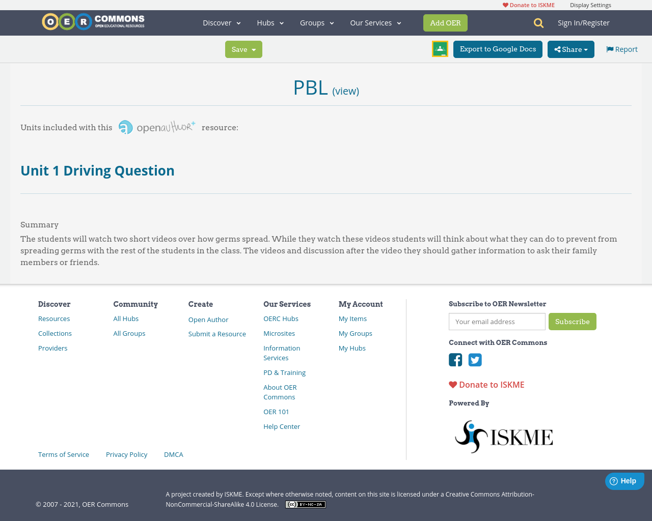 PBL | OER Commons