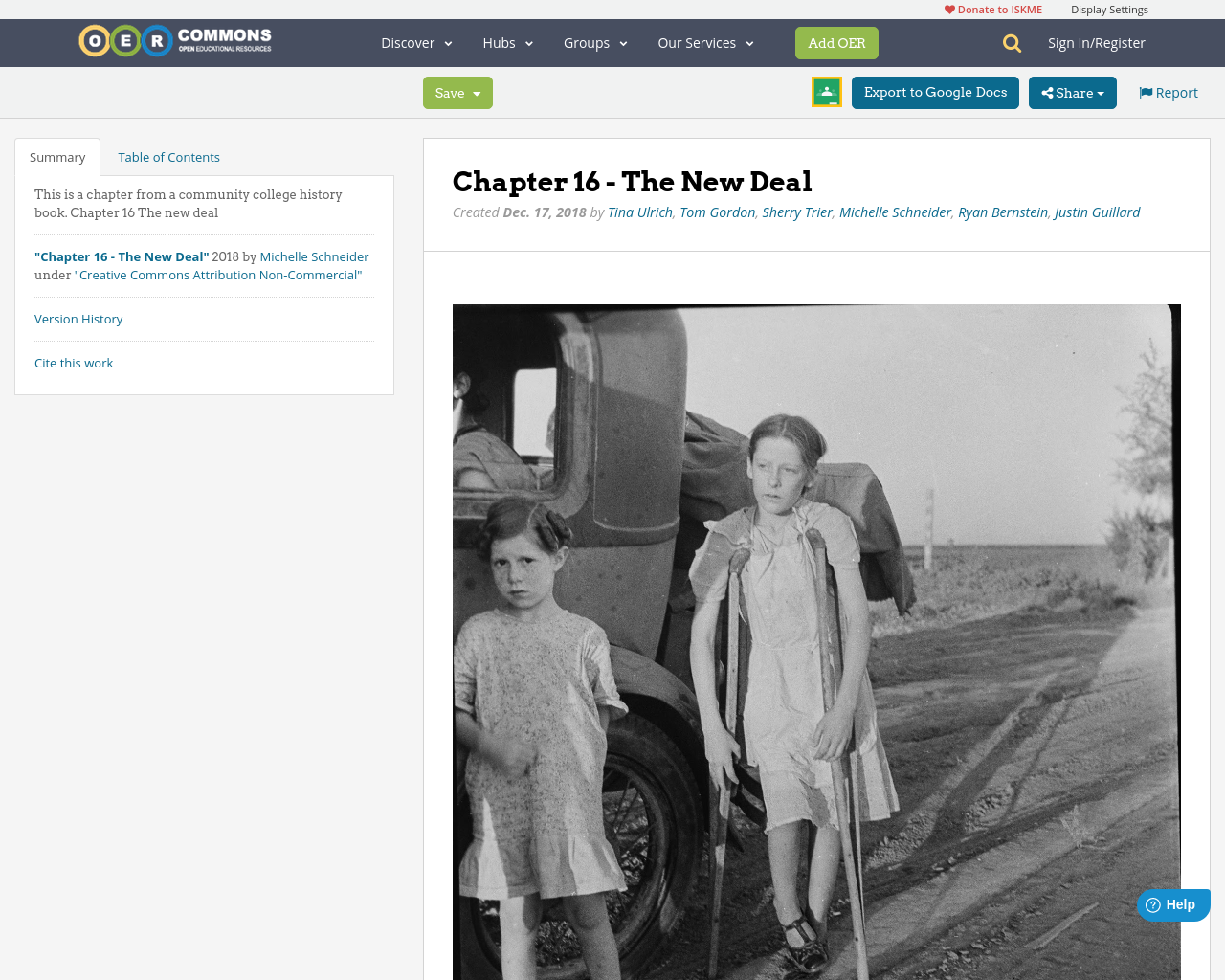 Chapter 16 - The New Deal | OER Commons