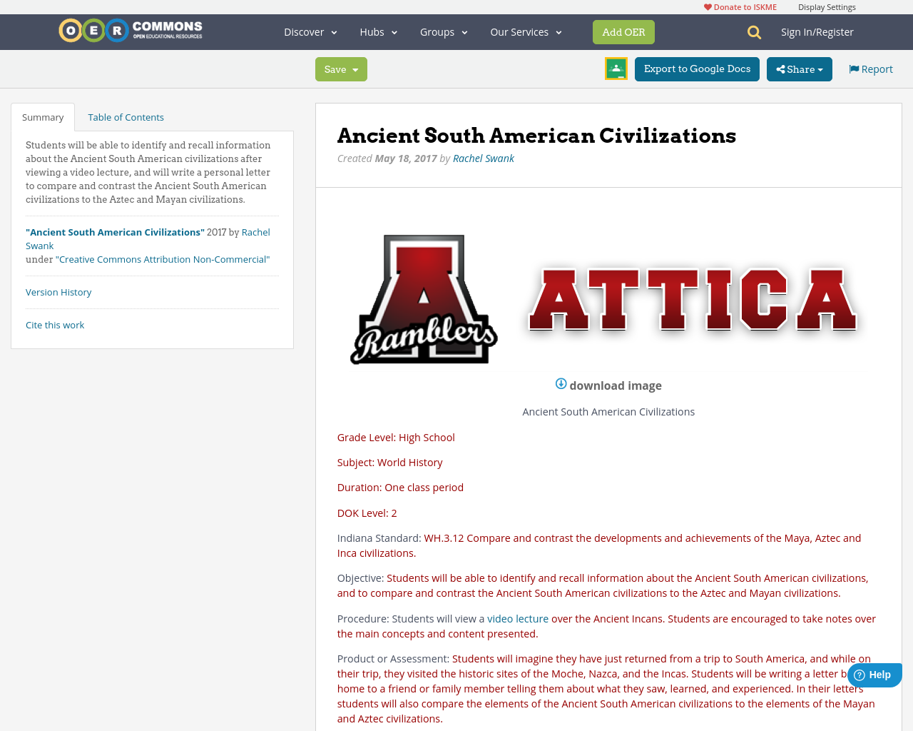 Ancient South American Civilizations | OER Commons