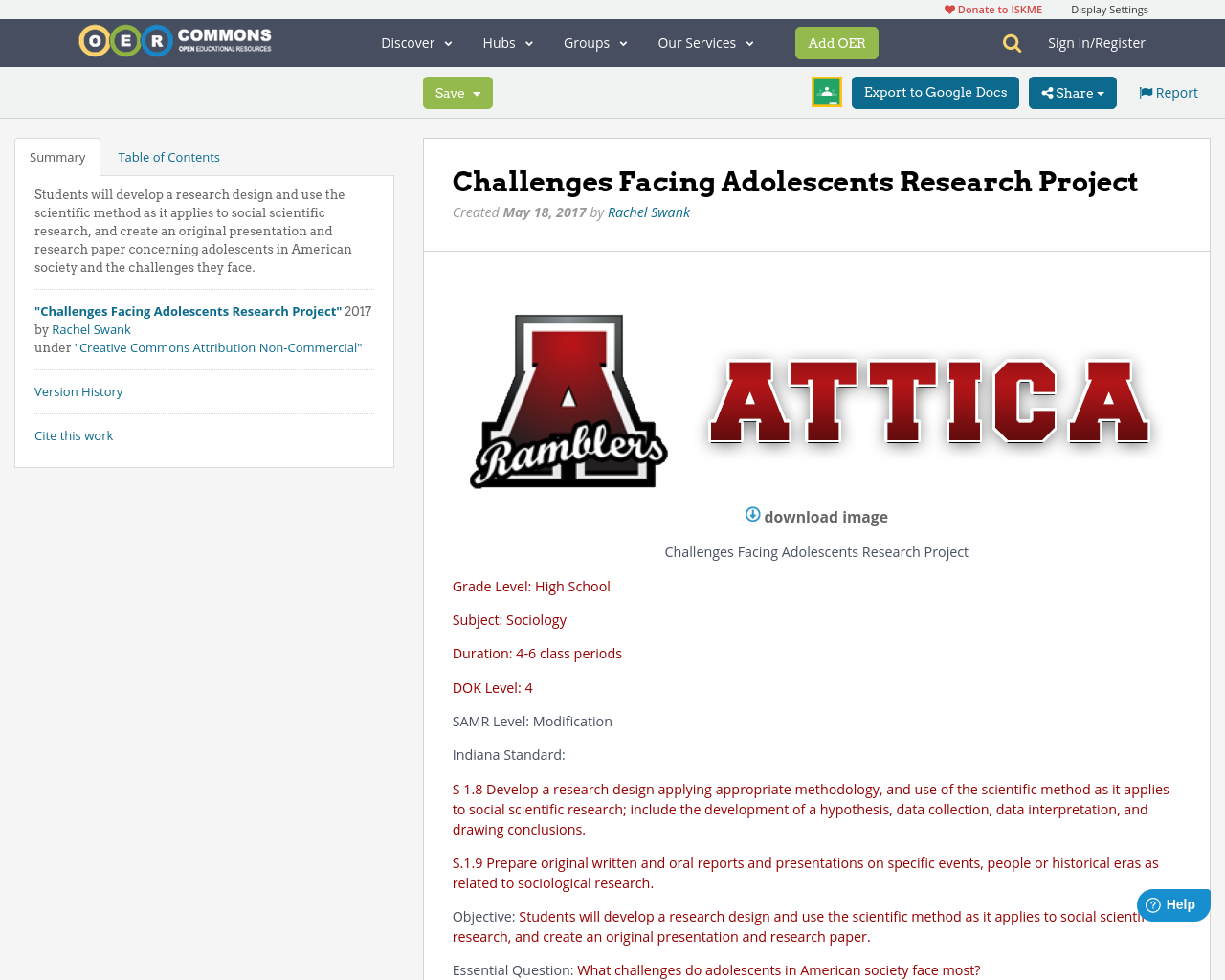 Challenges Facing Adolescents Research Project | OER Commons