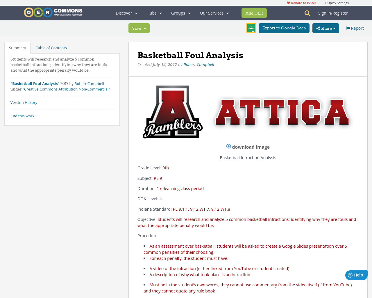 Basketball Foul Analysis | OER Commons