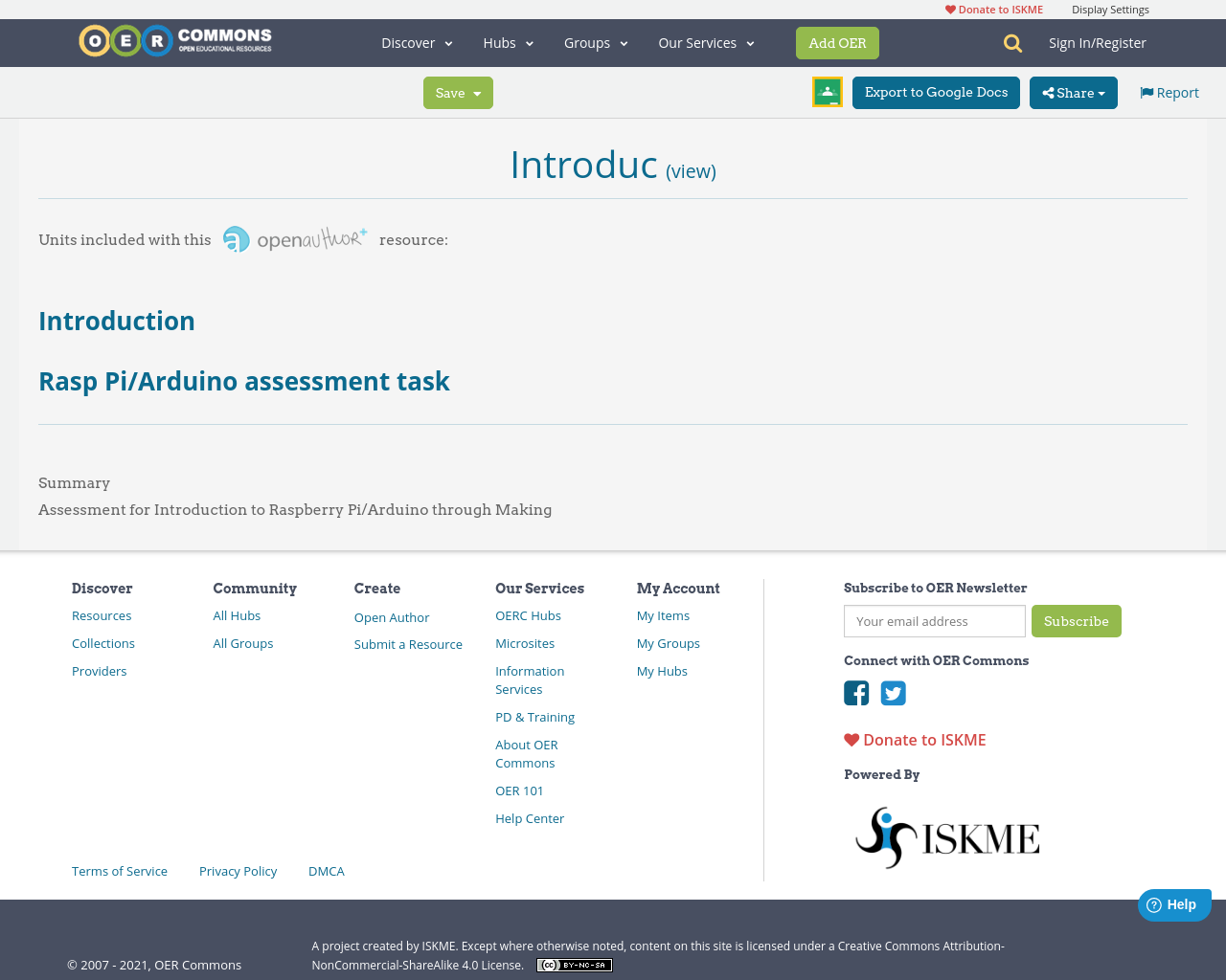 Introduc | OER Commons