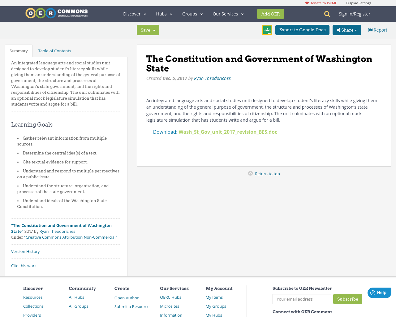 The Constitution and Government of Washington State | OER Commons