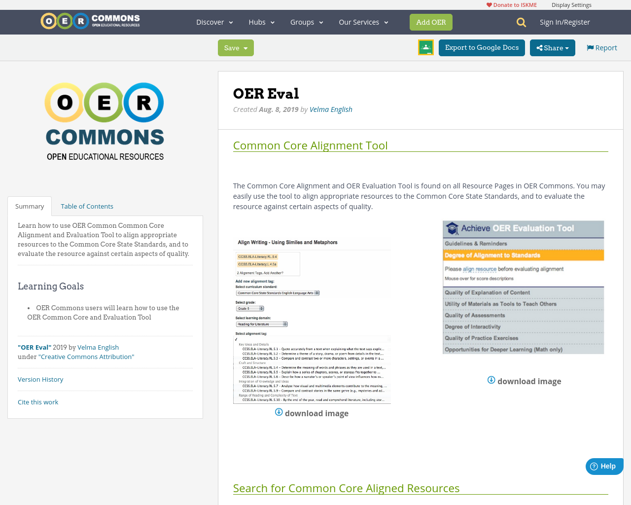 OER Eval | OER Commons