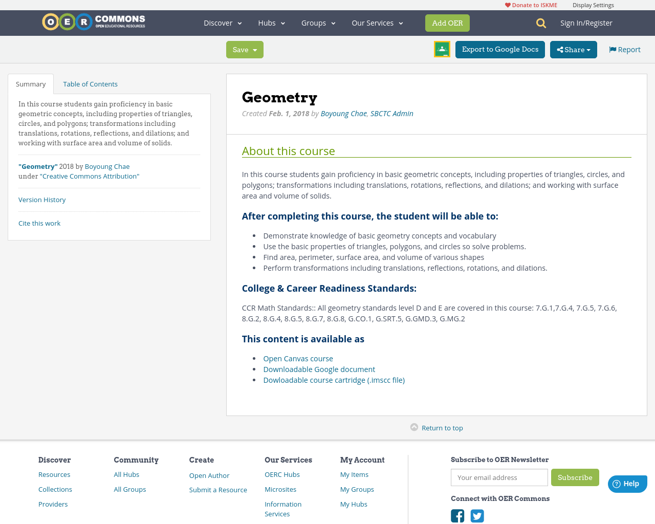 Geometry | OER Commons