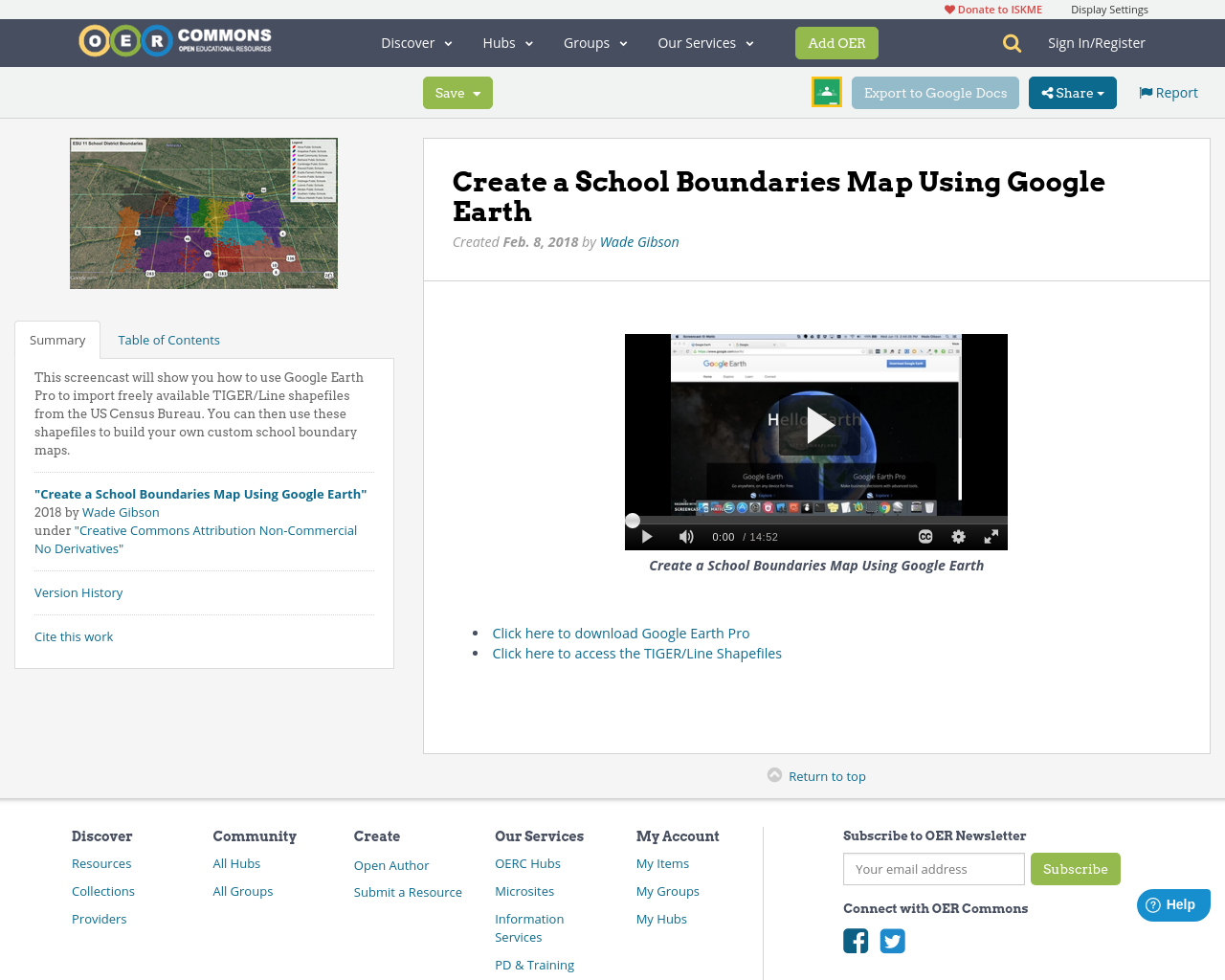 Create a School Boundaries Map Using Google Earth | OER Commons