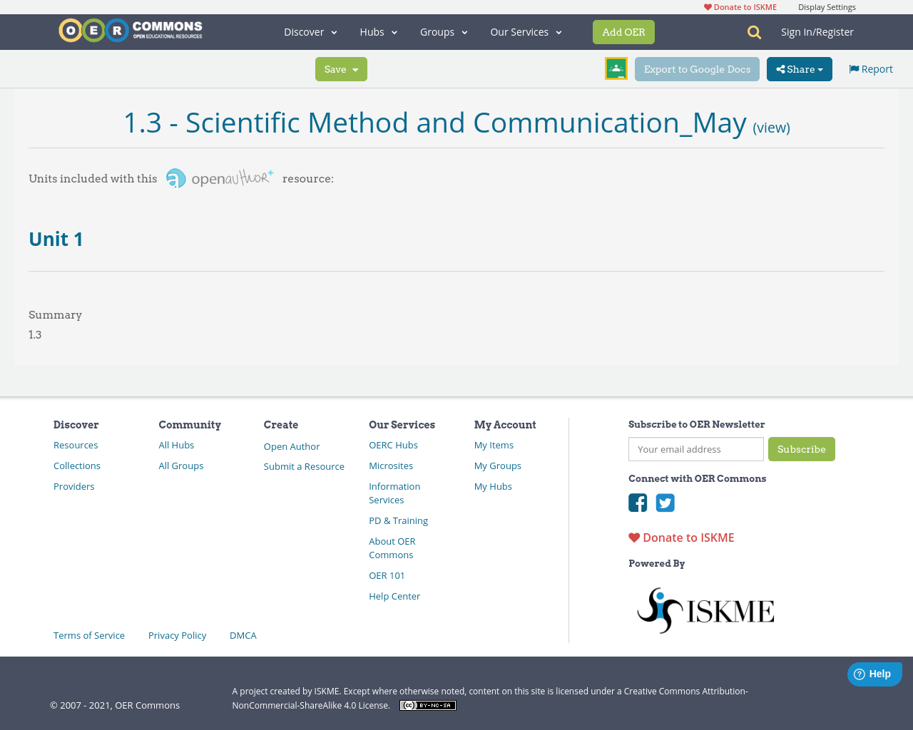 1.3 - Scientific Method and Communication_May | OER Commons