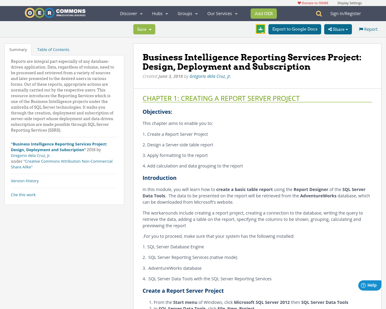 Business Intelligence Reporting Services Project: Design, Deployment ...