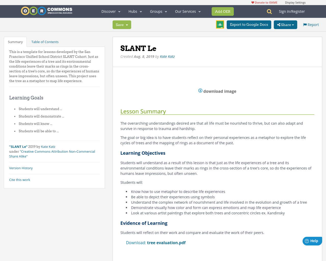SLANT Le | OER Commons