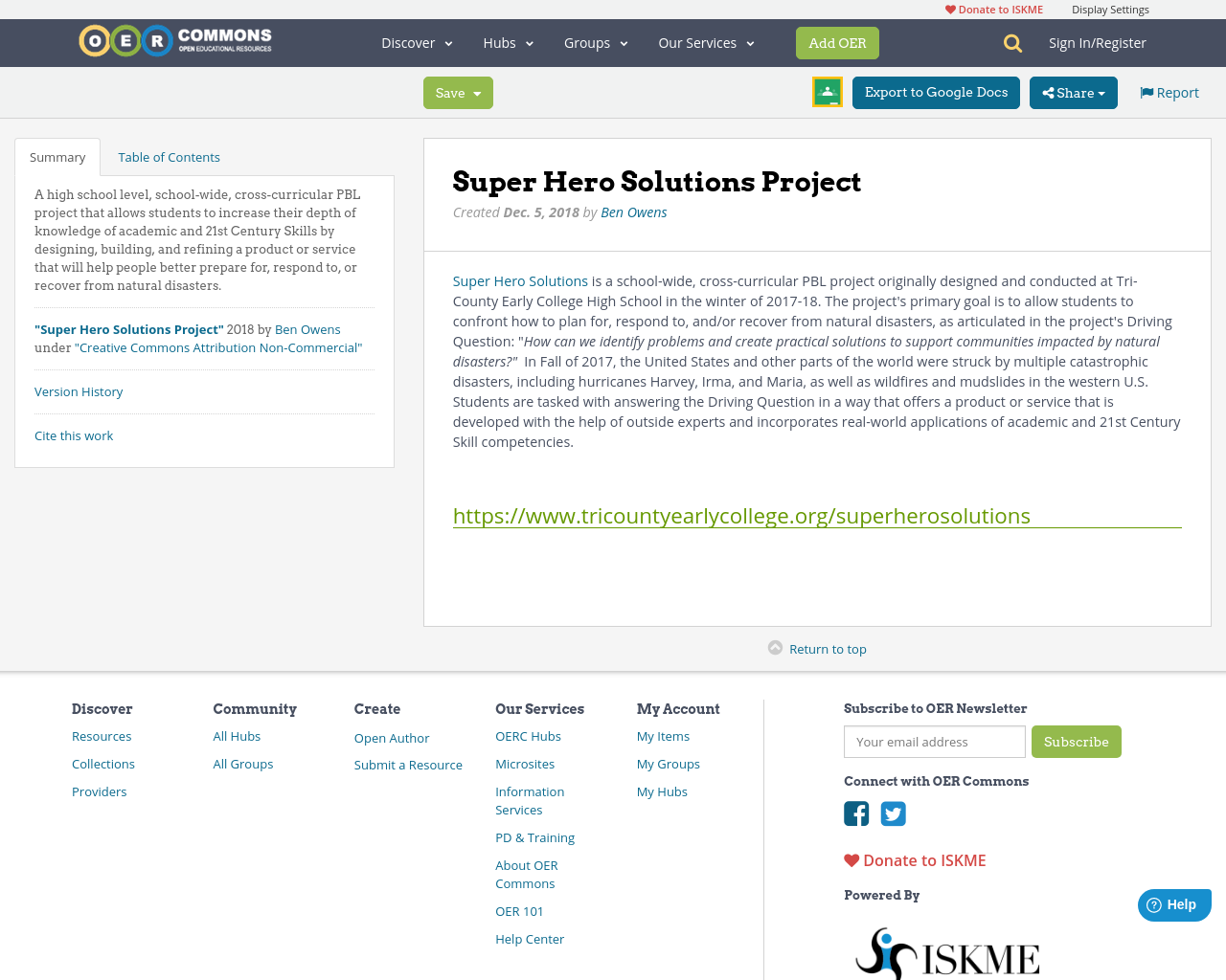 Super Hero Solutions Project | OER Commons