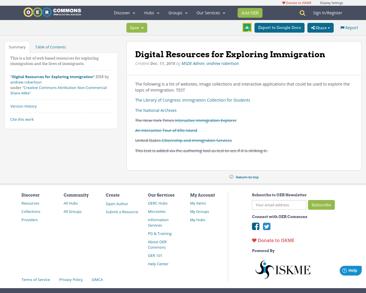 Digital Resources for Exploring Immigration | OER Commons