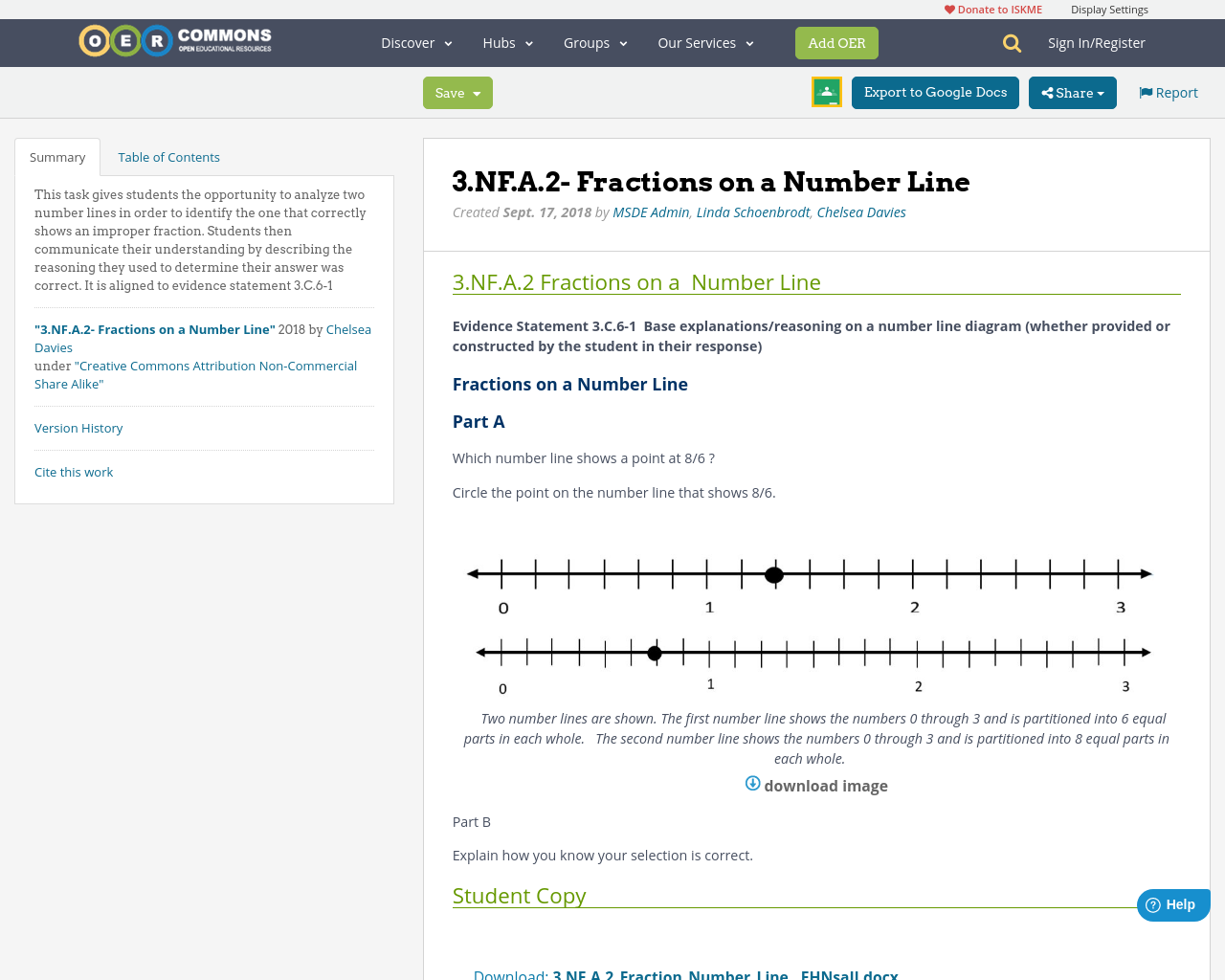 3.NF.A.2- Fractions on a Number Line | OER Commons