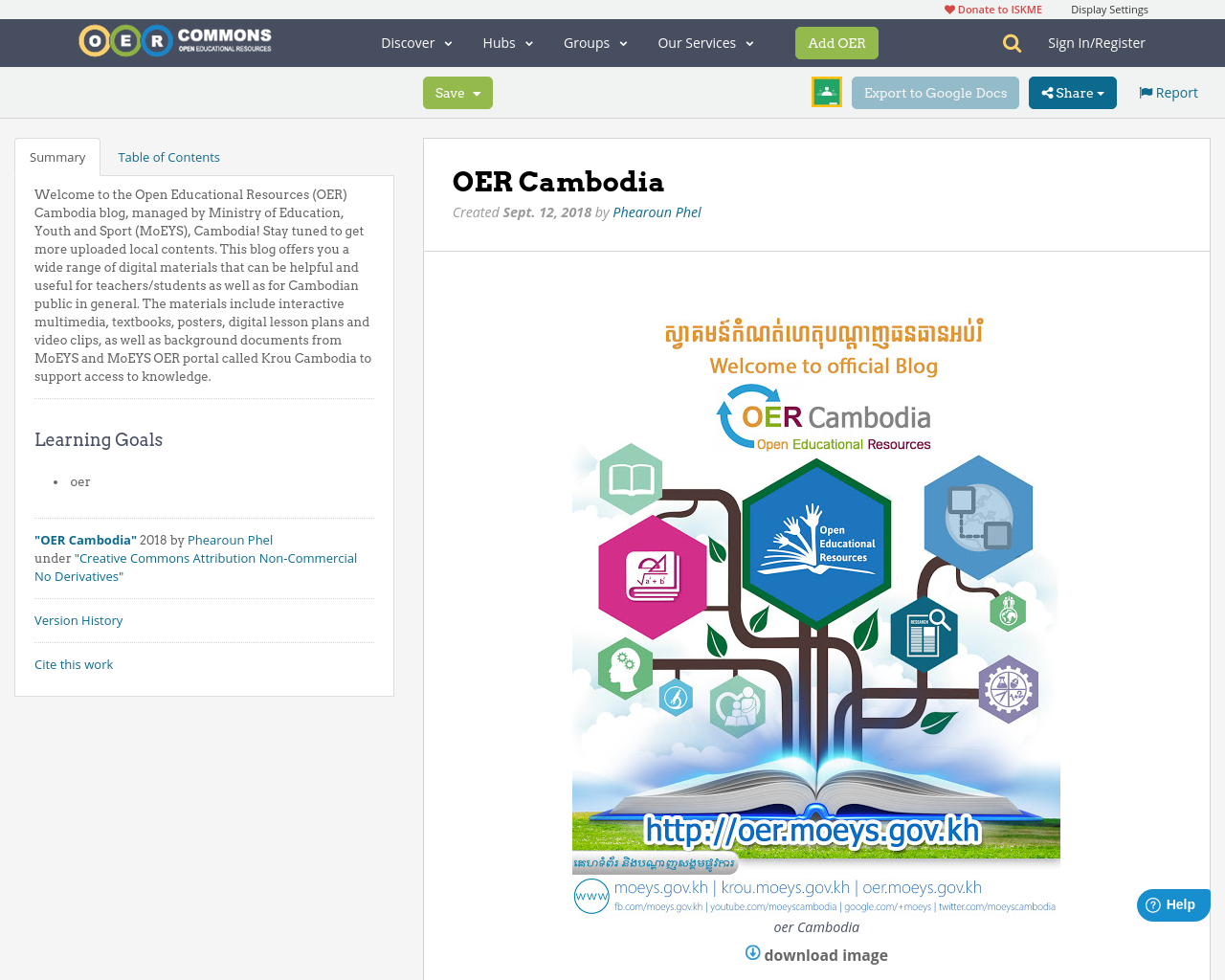 OER Cambodia | OER Commons