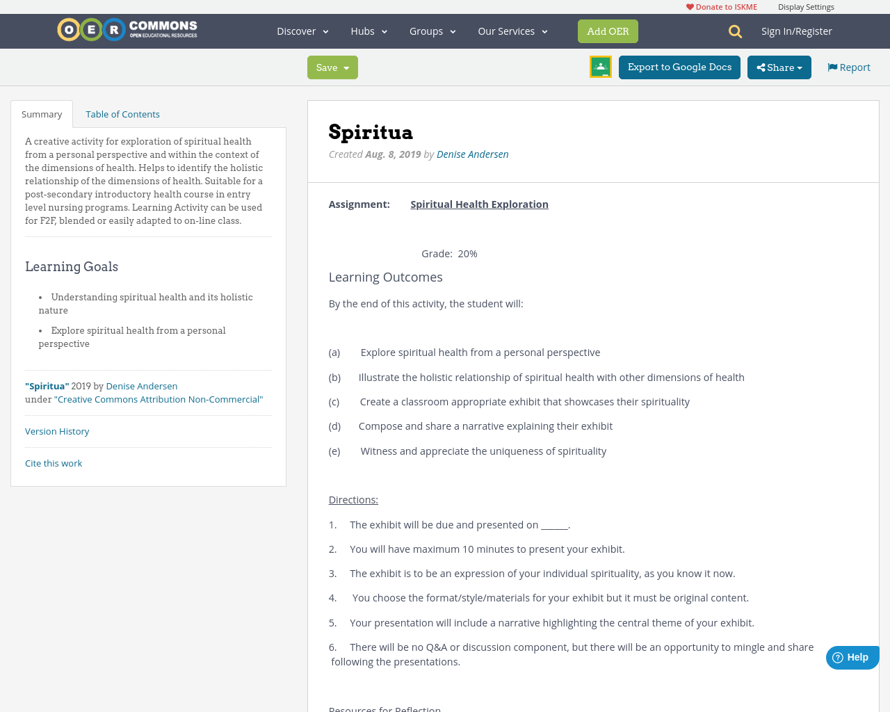 Spiritua | OER Commons