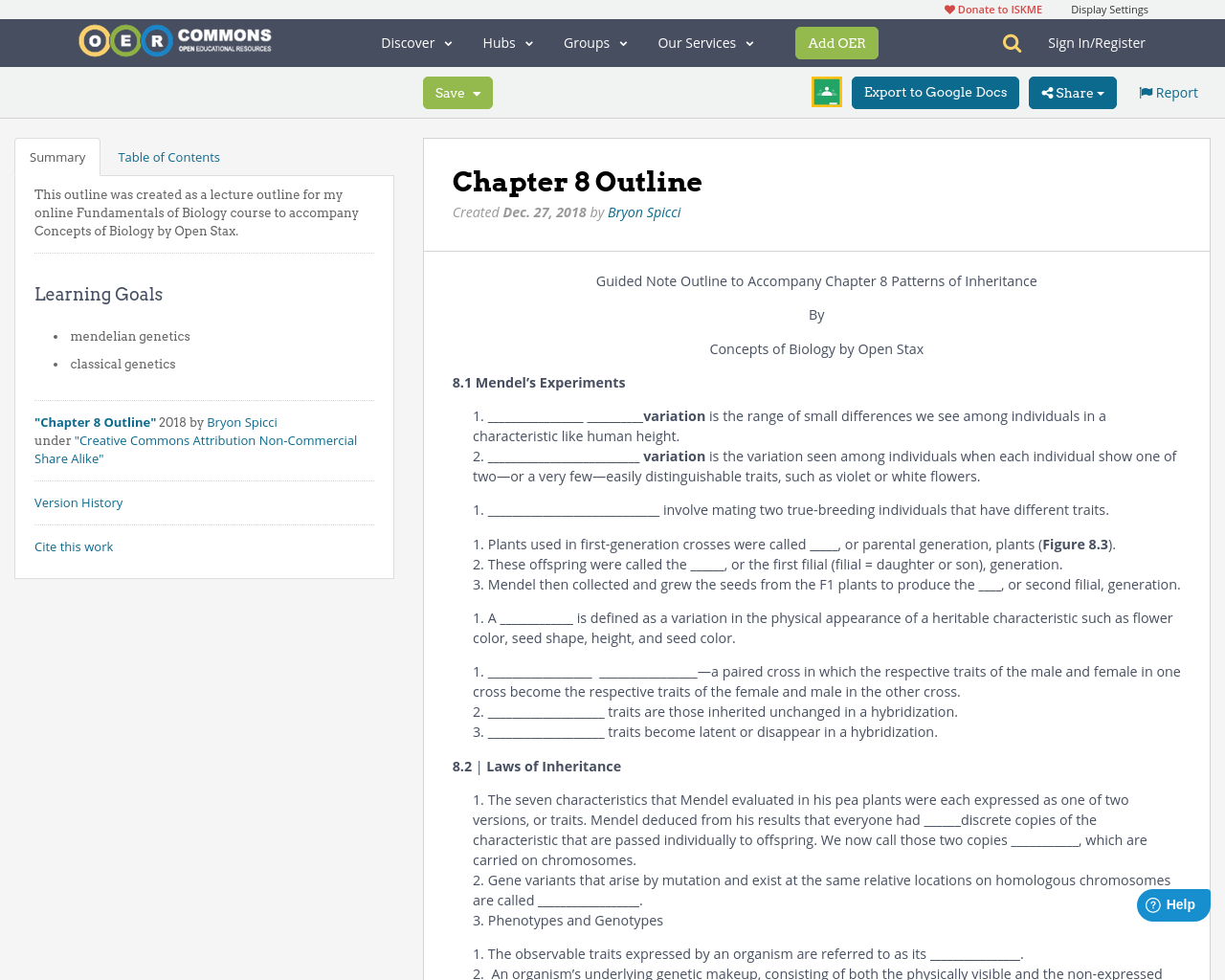 Chapter 8 Outline | OER Commons