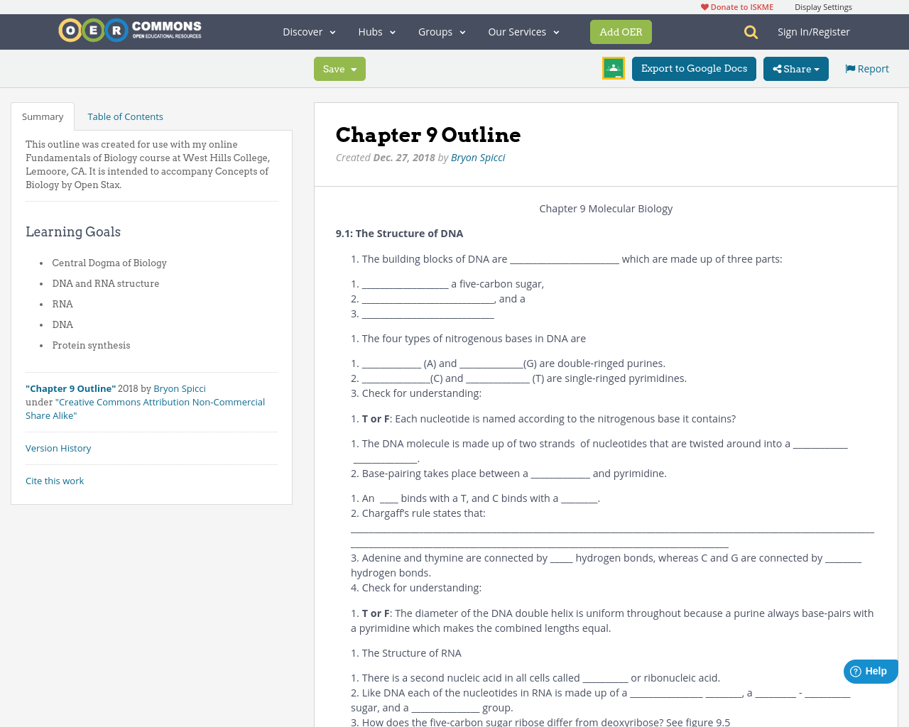Chapter 9 Outline | OER Commons