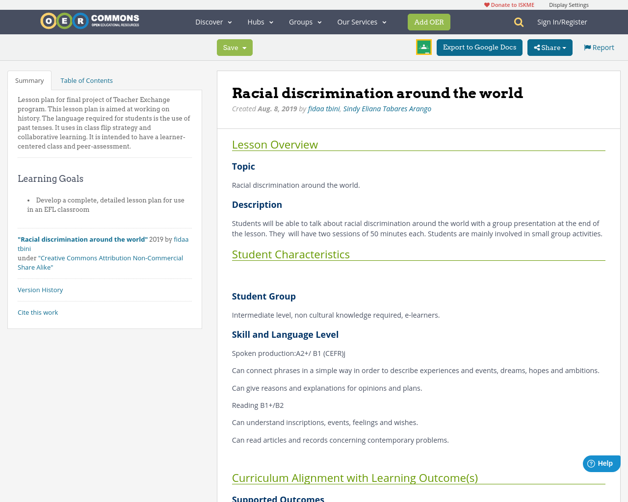 Racial discrimination around the world | OER Commons