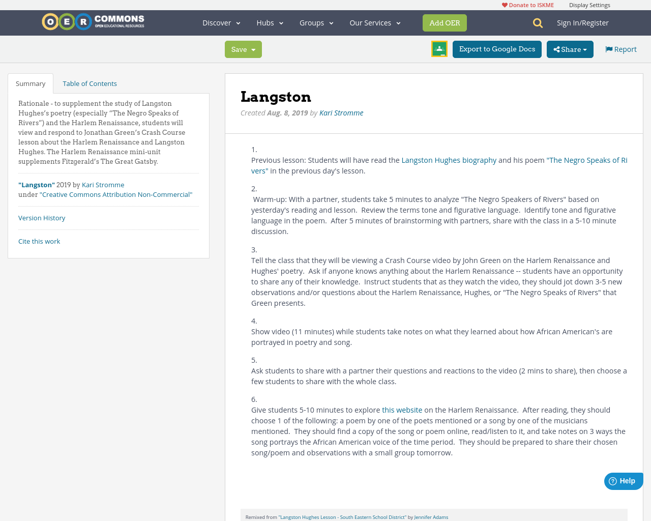 Langston | OER Commons